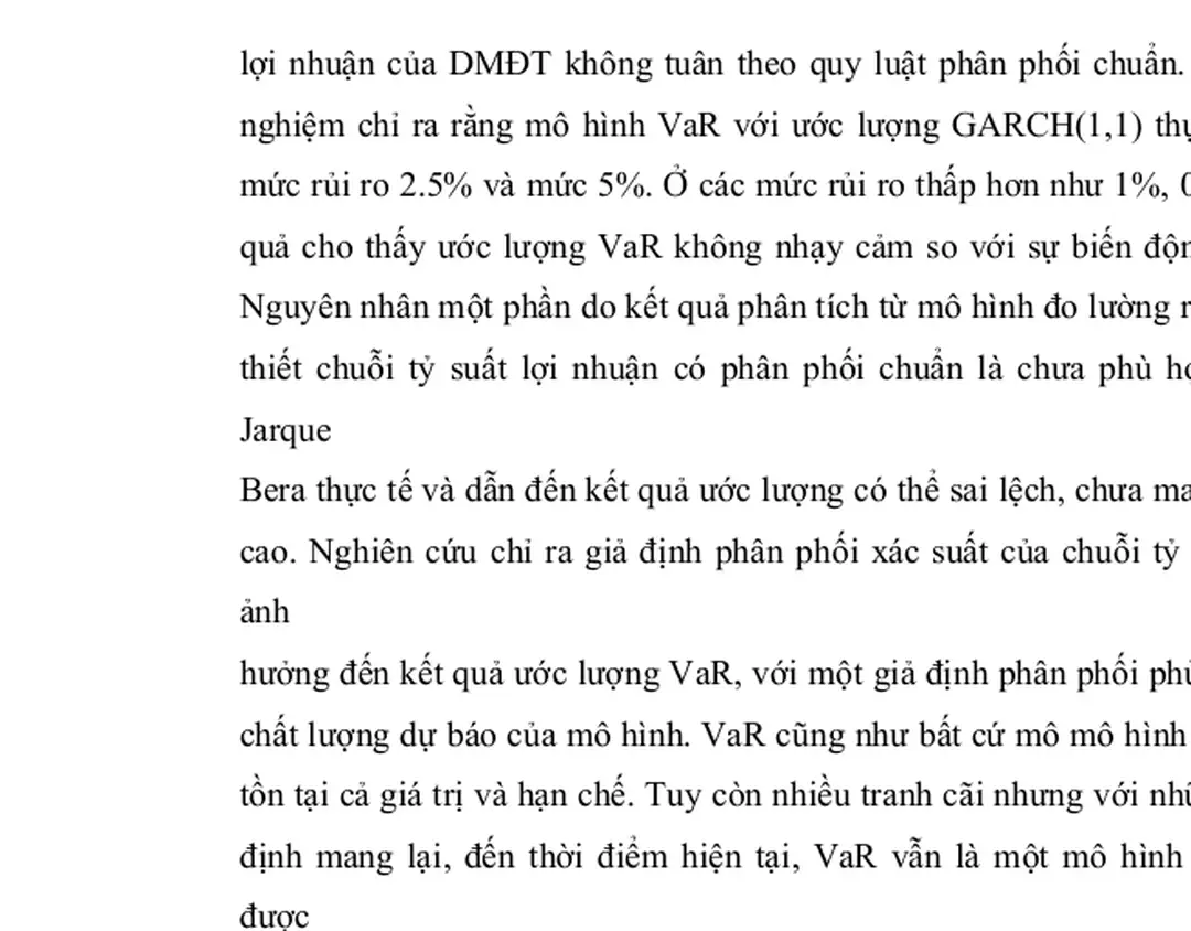 889 ứng dụng mô hình var để đo lường rủi ro danh mục đầu tư cổ phiếu ...
