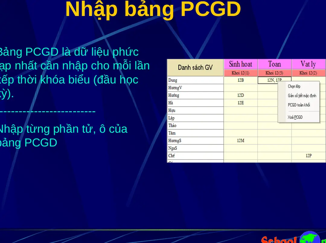 HỘI THẢO Các tính năng mới nhất của phần mềm TKB 8.0