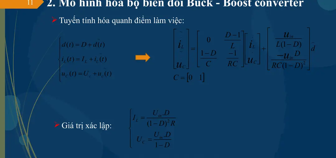 Thiết kế mạch vòng điều khiển cho bộ biến đổi buck boost theo phương ...