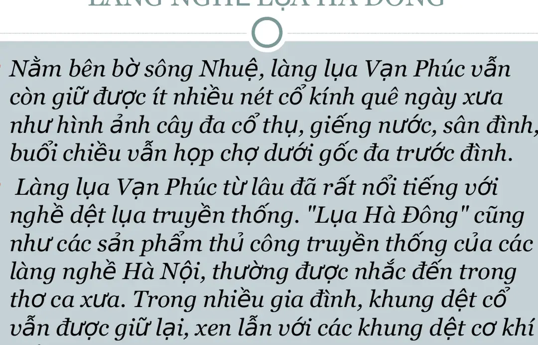 Tài liệu Bài thuyết trình "Làng nghề lụa Hà Đông" ppt