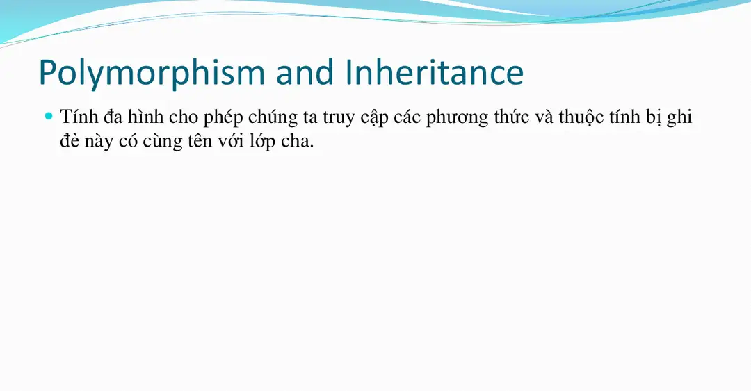 Ngôn ngữ lập trình Python 3 object oriented programming (OOP)