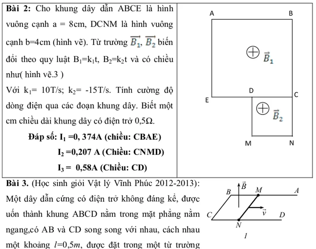 Xây dựng hệ thống bài tập và hướng dẫn hoạt động giải bài tập chương cảm ứng điện từ - vật lý 11 ...
