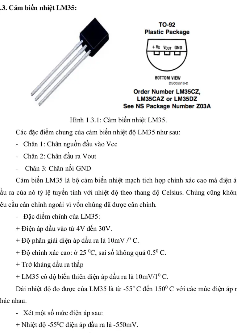 THIẾT KẾ MẠCH ĐO NHI T ĐỘ SỬ DỤNG VI ĐIỀU KHIỂN