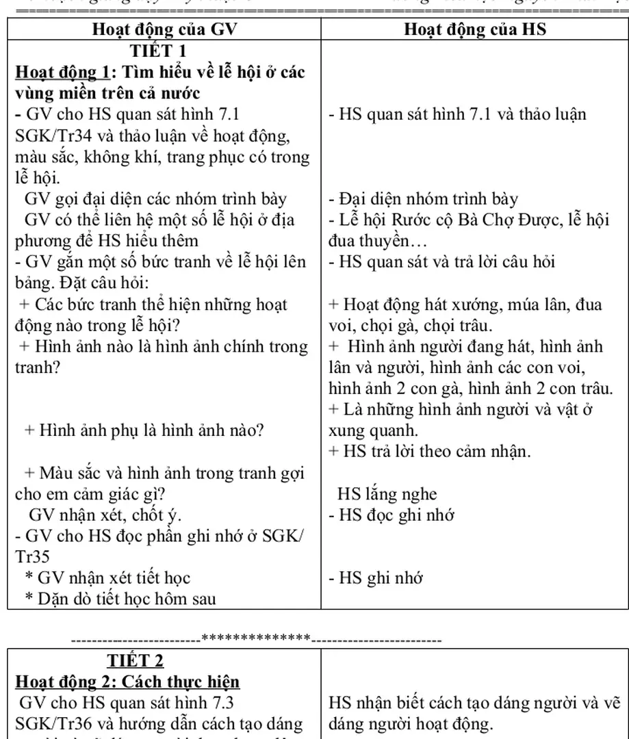 Giáo án cả năm - Mĩ thuật 3 - Lê Hải Vân - Thư viện Giáo án điện tử