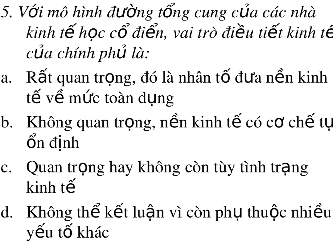 Bài tập Kinh tế vĩ mô - Lê Đình Thái