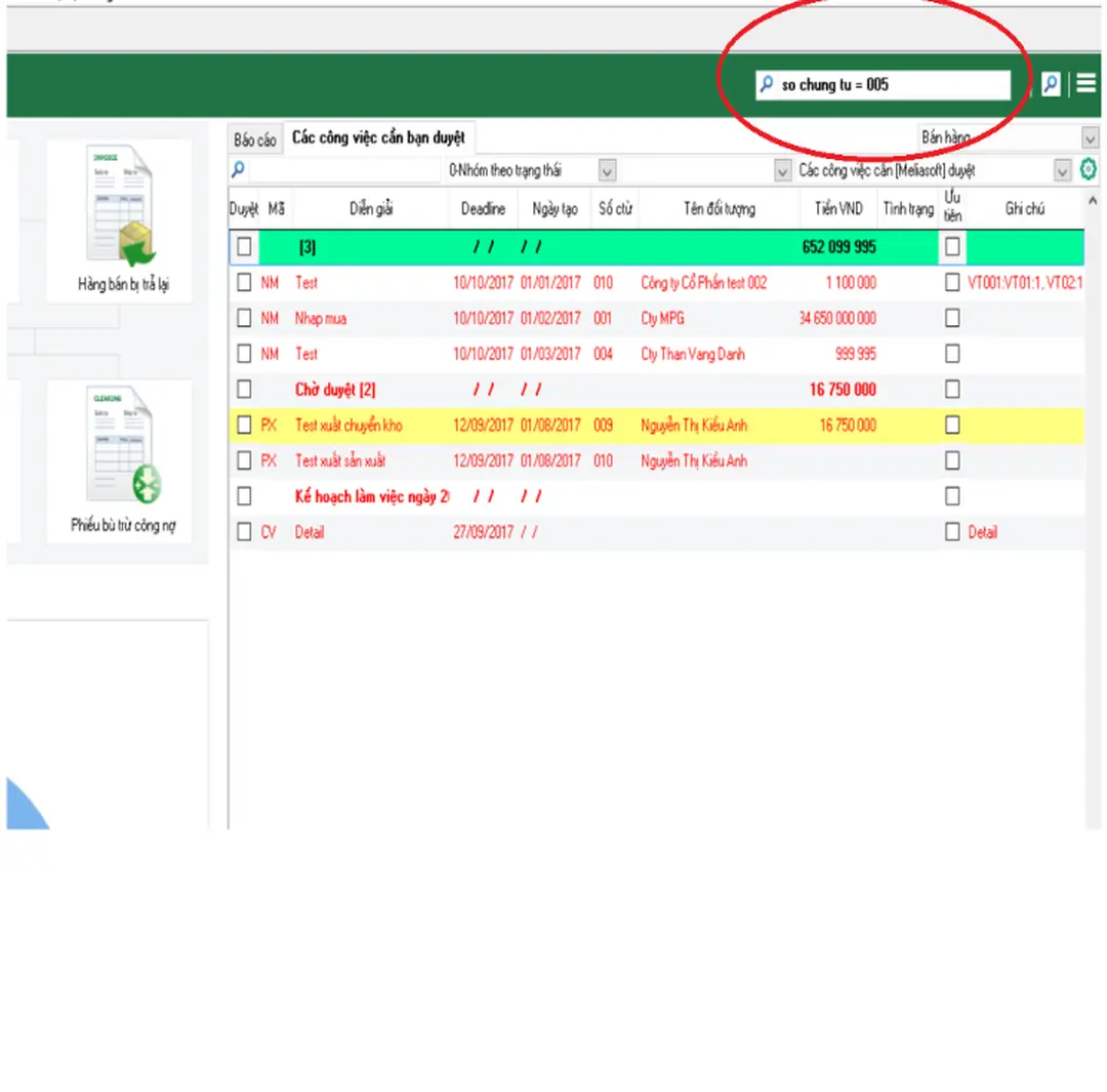 TÍNH NĂNG MỚI TRÊN PHIÊN BẢN MELIASOFT2018