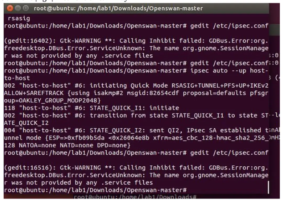 BÁO cáo THỰC HÀNH môn an toàn mạng nâng cao LAB 1 THIẾT lập IPSEC CONNECTION DÙNG OPENSWAN