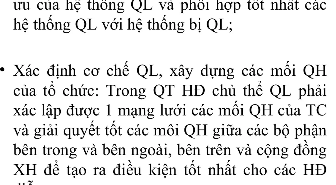 BÀI GIẢNG ĐIỆN TỬTỔNG QUAN VỀ KHOA HỌC QUẢN LÝ VÀ QUẢN LÝ GIÁO DỤC