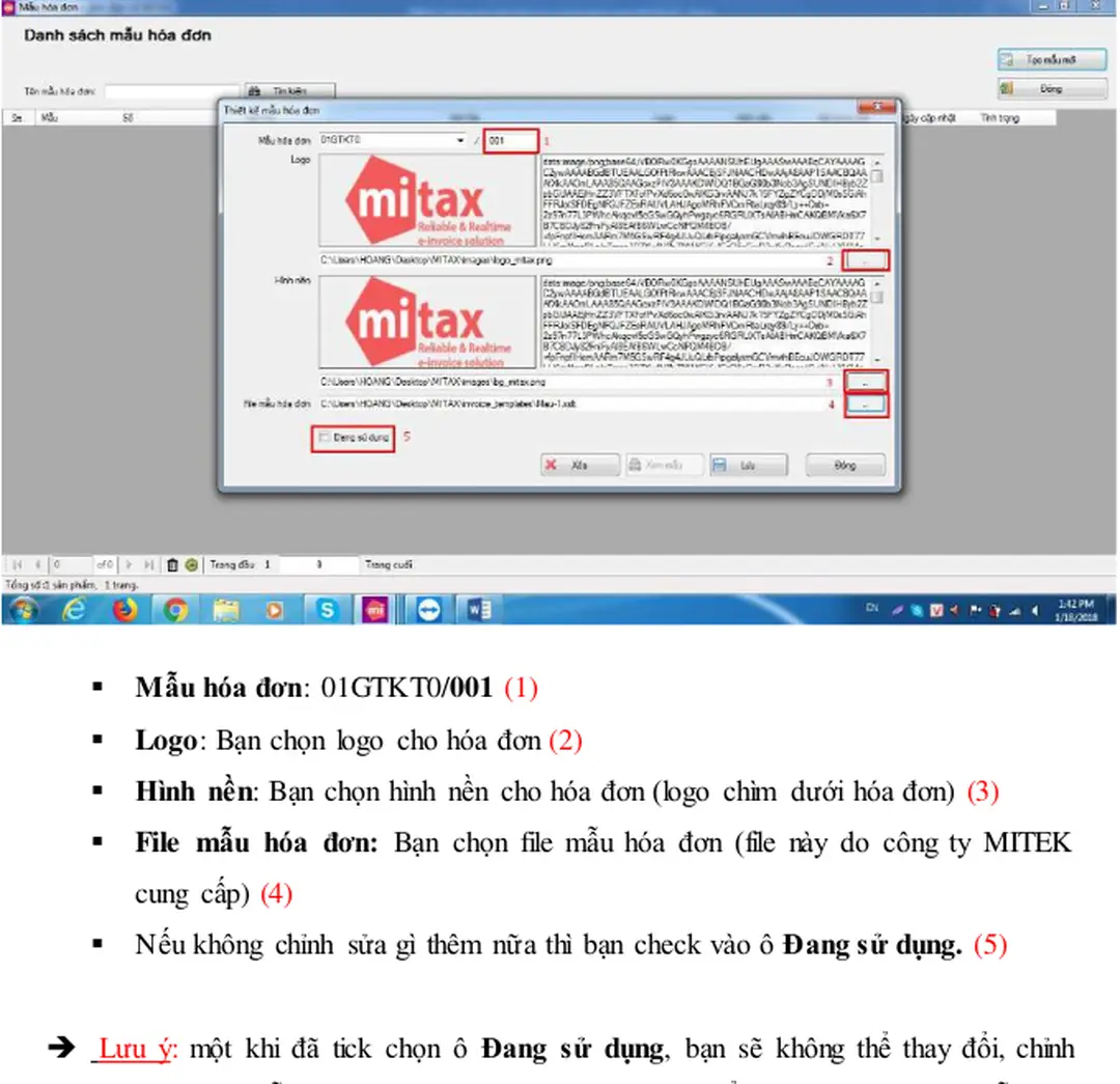 TÀI LIỆU HƯỚNG DẪN TRIỂN KHAI VÀ SỬ DỤNG PHẦN MỀM HÓA ĐƠN ĐIỆN TỬ MiTAX