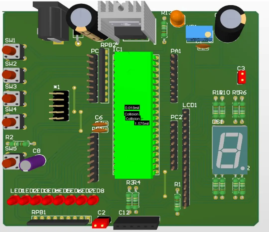 BÁO cáo đồ án THIẾT kế II đề tài thiết kế mạch đo nhiệt độ dùng atmega16 và cảm biến LM35