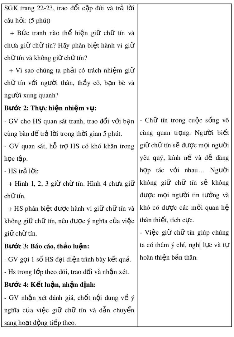 Giáo án môn GDCD lớp 7 sách Chân trời sáng tạo cả năm