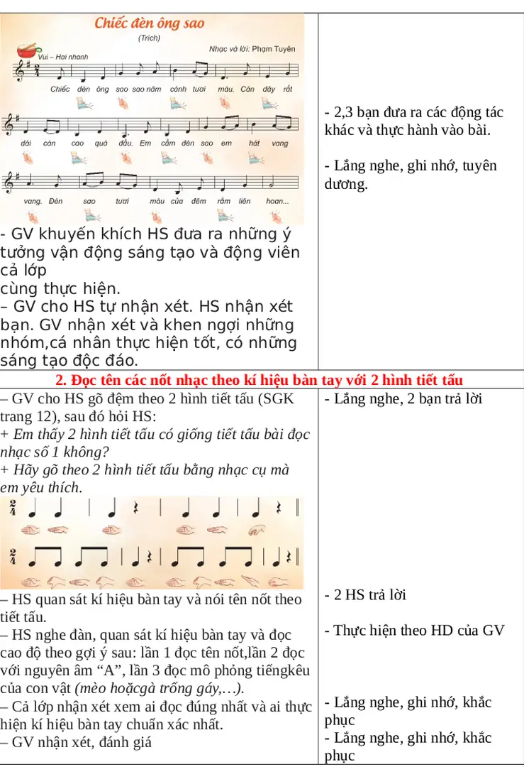 giáo án âm nhạc lớp 3 (cả năm) sách kết nối tri thức