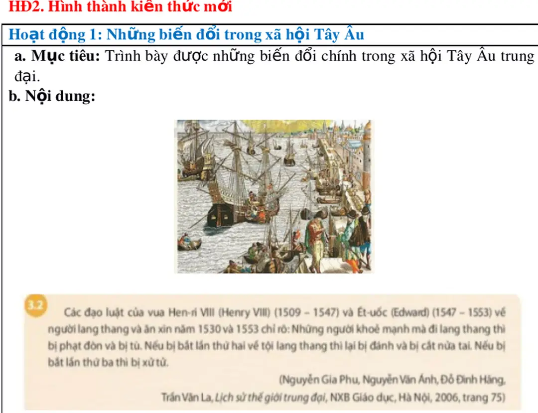 Giáo án Lịch sử 7 sách Chân trời sáng tạo (Học kỳ 1)