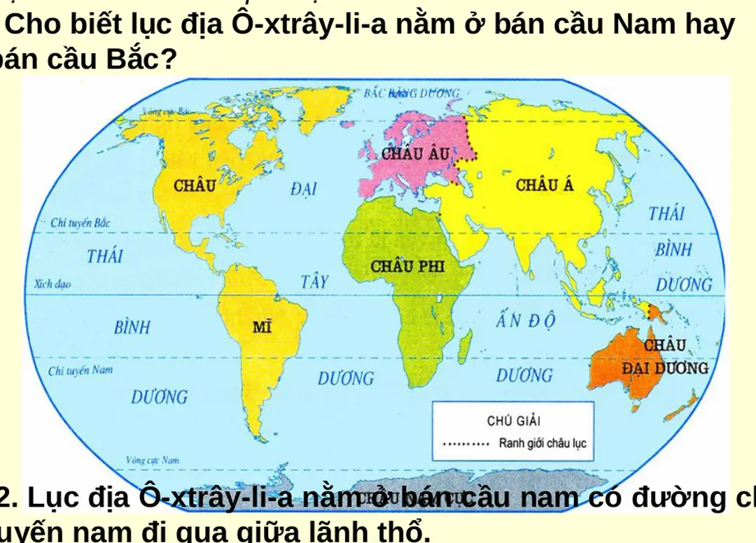 Bai 27 chau nam cuc va chau dai duong