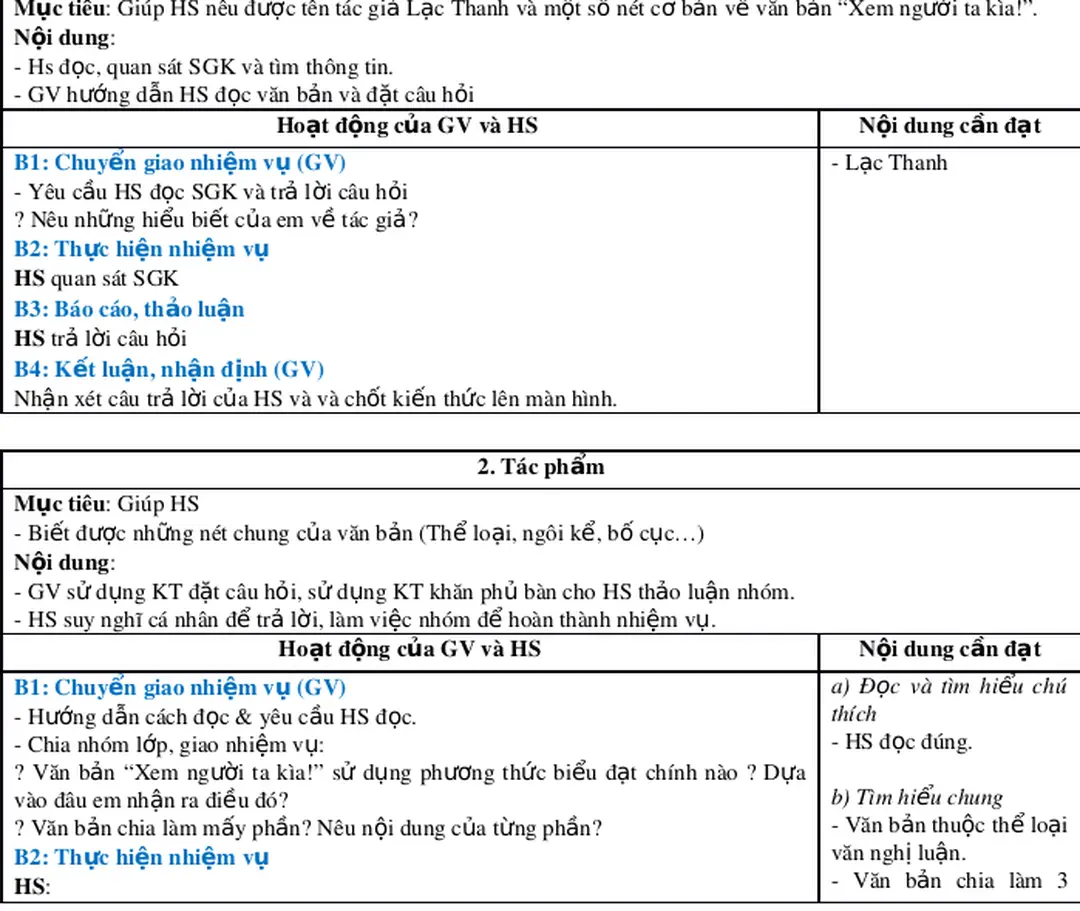 Giáo án môn Ngữ văn 6 bài 8 sách Kết nối tri thức: Khác biệt và gần gũi