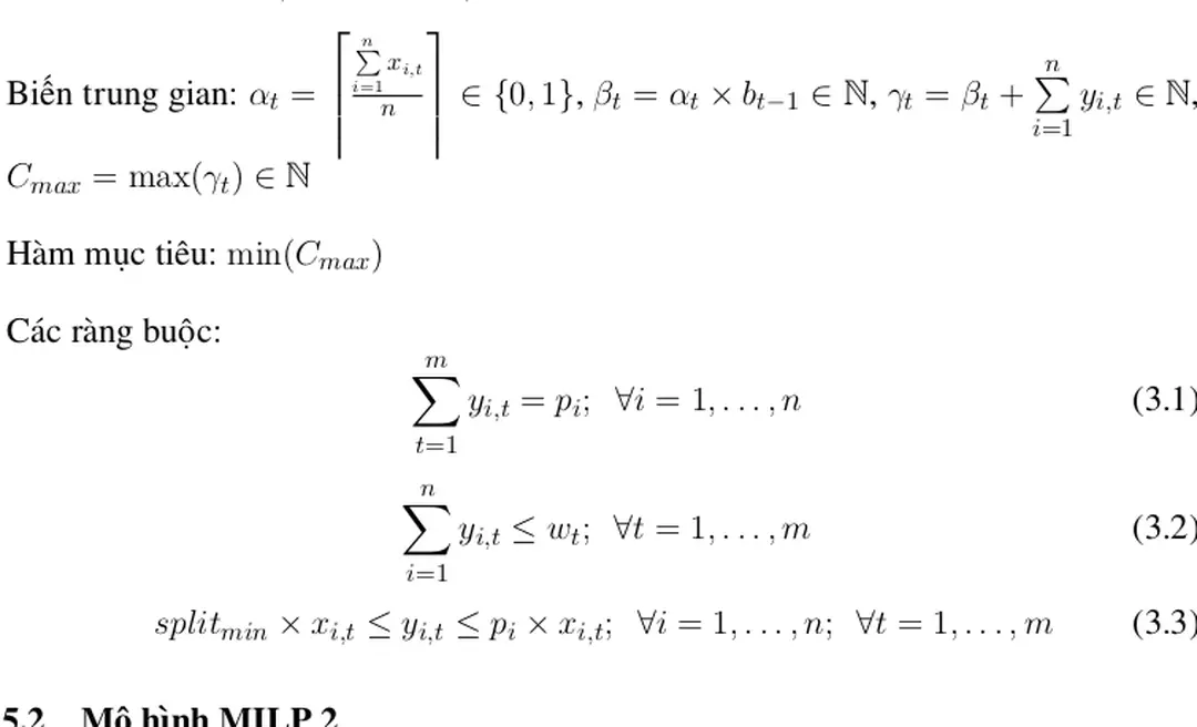 Một số phương pháp tiếp cận cho bài toán lập lịch cá nhân