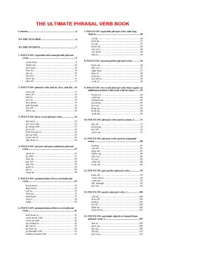 English phrasal verbs - The ultimate phrasal verb book