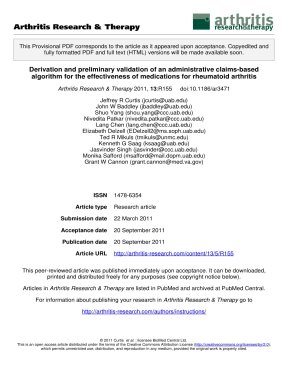 Báo cáo y học: " Derivation and preliminary validation of an administrative claims-based ...
