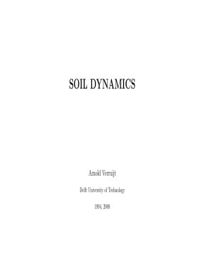 Động đất (Soil Dynamics) - tài liệu tiếng Anh