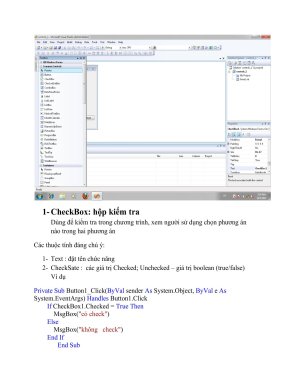 Giáo trình Visual Basic 3