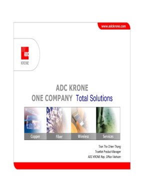 Tài liệu Presentation - ADC KRONE - Corporate Overview - SE Asia 2006 pdf
