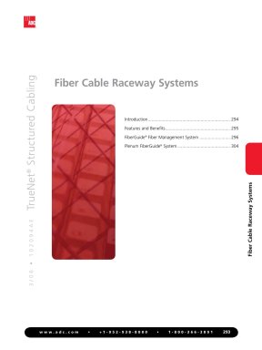 Tài liệu ADC KRONE - Catalogue - FO - Fiber Optic Raceway System ...