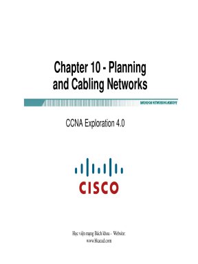 Tài liệu Chapter 10 - Planning and Cabling Networks CCNA Exploration 4.0 ppt