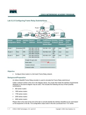 Tài liệu Lab 5.2.5 Configuring Frame Relay Subinterfaces pdf