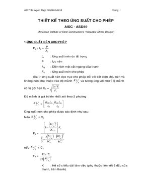 Tài liệu AISC-ASD89 Allowable Stress Design pptx