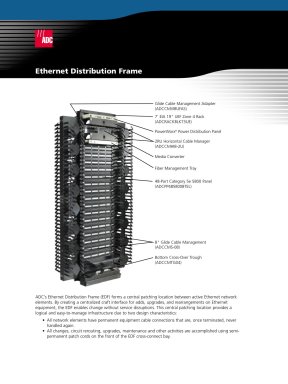 Tài liệu ADC KRONE - Catalogue - Ethernet Distribution Frame doc