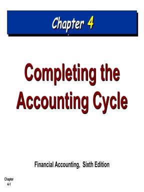 COMPLETING THE ACCOUNTING CYCLE handout
