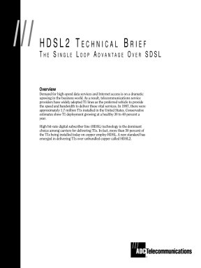 Tài liệu HDSL2 TECHNICAL BRIEF doc