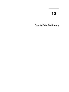 Tài liệu oracle data dictionary ppt