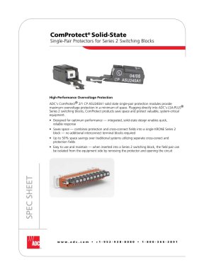 Tài liệu ComProtect® Solid-State Single-Pair Protectors for Series 2 ...