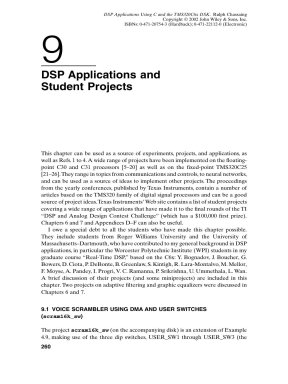Tài liệu DSP applications using C and the TMS320C6X DSK (P9) doc