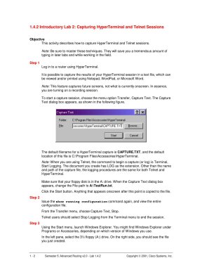 Tài liệu Capturing HyperTerminal and Telnet Sessions docx