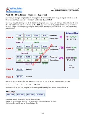 Tài liệu Part 25 - IP Address - Subnet - Supernet pdf