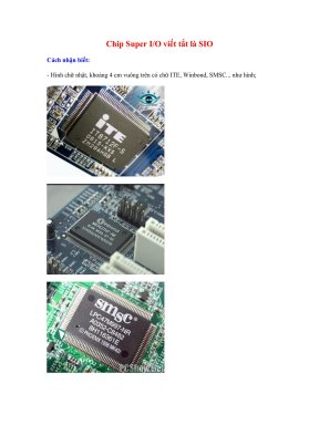 Tài liệu Chip Super I/O viết tắt là SIO pptx