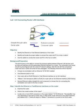 Tài liệu Lab 1.2.6 Connecting Router LAN Interfaces docx