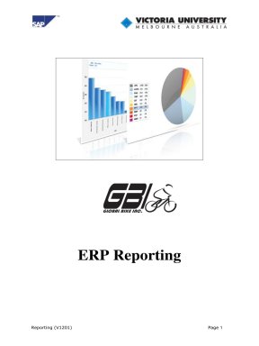 ERP reporting