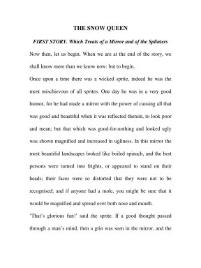 Tài liệu THE SNOW QUEEN - FIRST STORY. and SECOND STORY ppt