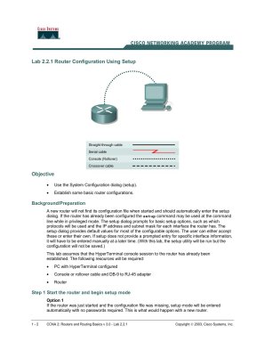 Tài liệu Lab 2.2.1 Router Configuration Using Setup doc