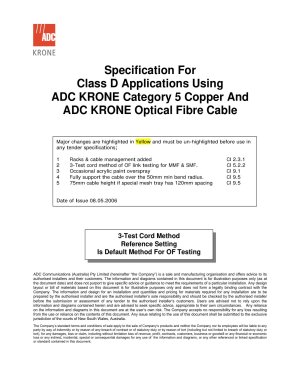 Tài liệu Specification For Class D Applications Using ADC KRONE ...