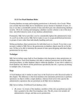 Tài liệu Use Fixed Database Roles pptx