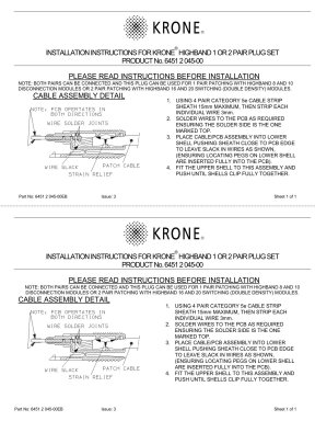 Tài liệu KRONE INSTALLATION INSTRUCTIONS FOR KRONE® HIGHBAND 1 OR 2 ...
