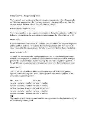 Tài liệu Using Compound Assignment Operators pptx