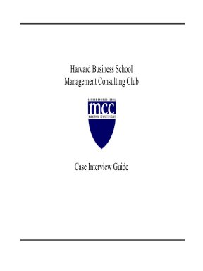 HBS case study guide