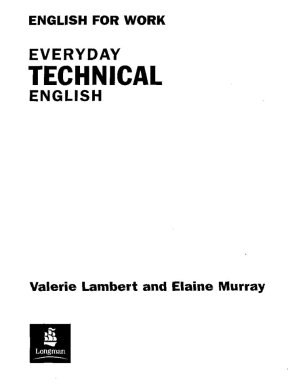 Everyday technical english