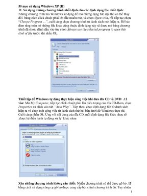 50 meo su dung Windows XP Phan II