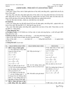 CHU DE TU CHON (ham so bac I )